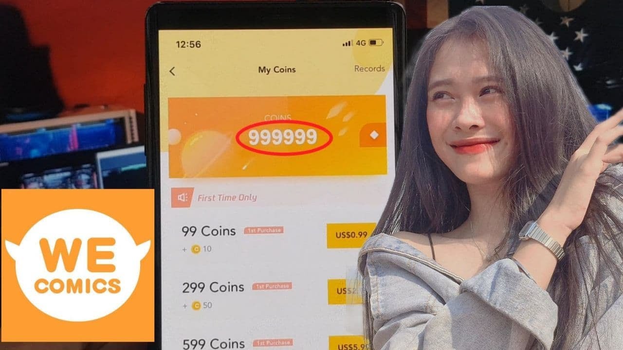 wecomics app . wecomics free coins . wecomics app unlimited coins - YouTube