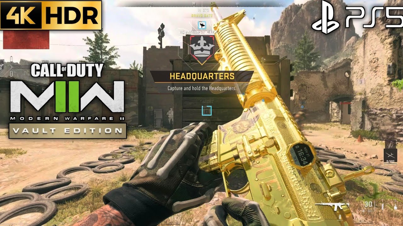 PS5 Call of Duty Modern Warfare 2 Shoot House Gameplay Walkthrough 4K ...