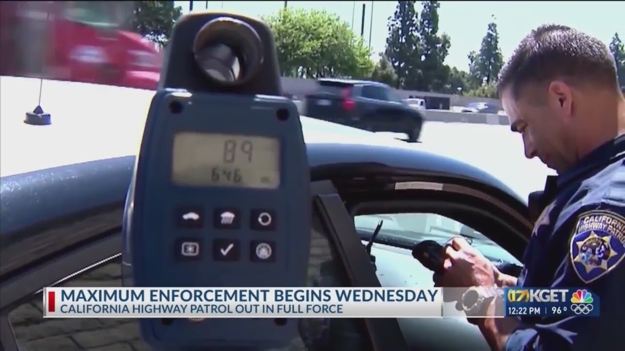 CHP at Maximum Enforcement beginning July 3rd - YouTube