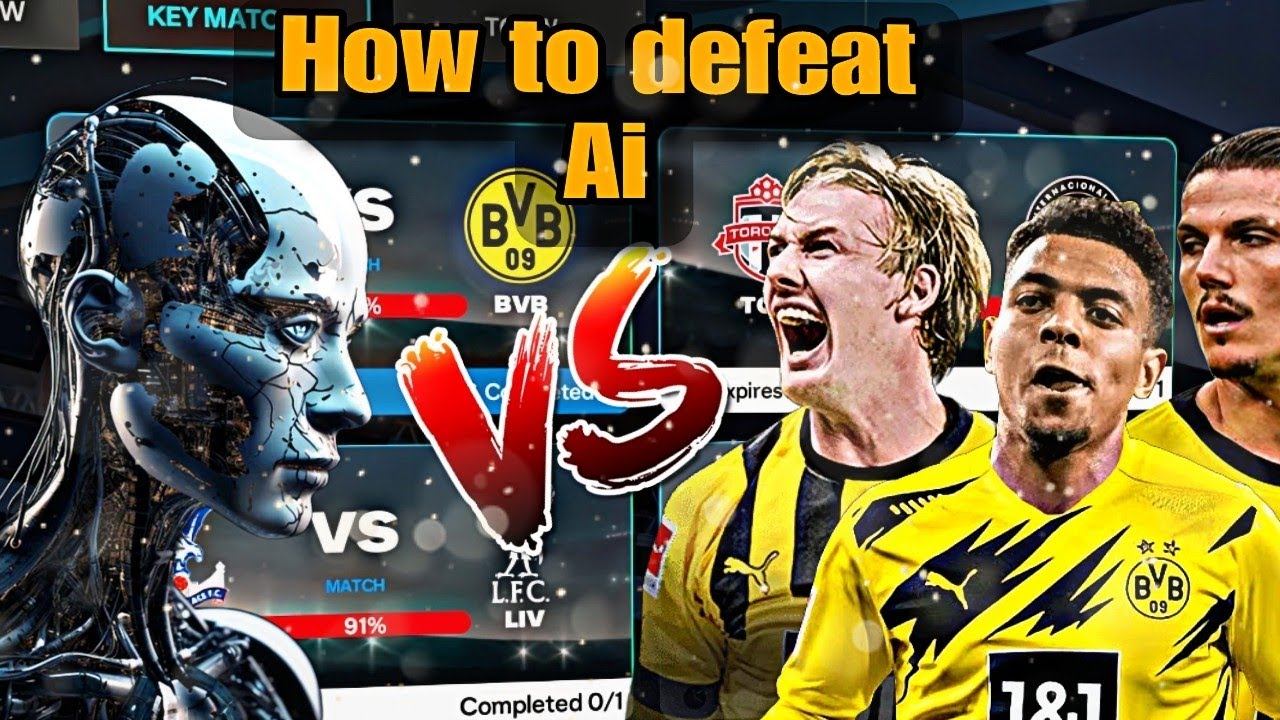 How to beat AI 🤖 matches in Fc mobile 25 | Tips & Tricks 😀 | #eafc24 # ...