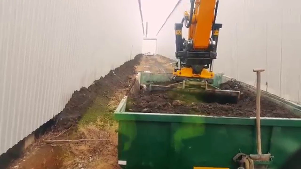 Jcb js145w engcon ec219 - YouTube