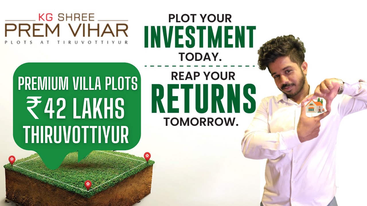 KG Shree Prem Vihar: Plot for sale in Thiruvottiyur | Plot for sale in North Chennai | 98840 ...
