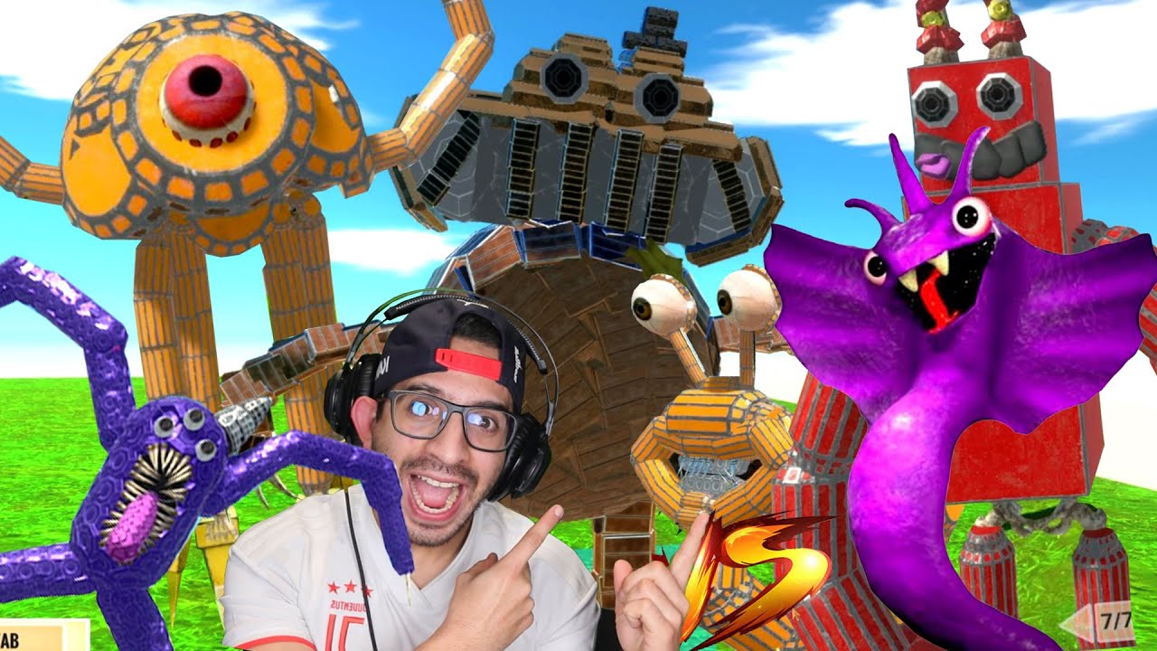 SILENT STEVE vs SHERIFF vs NABNAB vs SELINE vs BANBAN | BATALLAS EN ...