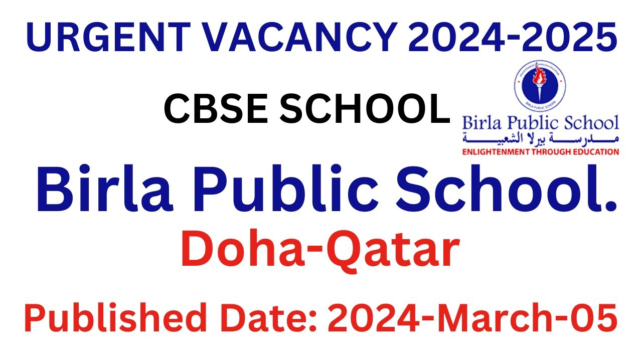 Birla Public School Qatar | 2024-2025 - YouTube Music