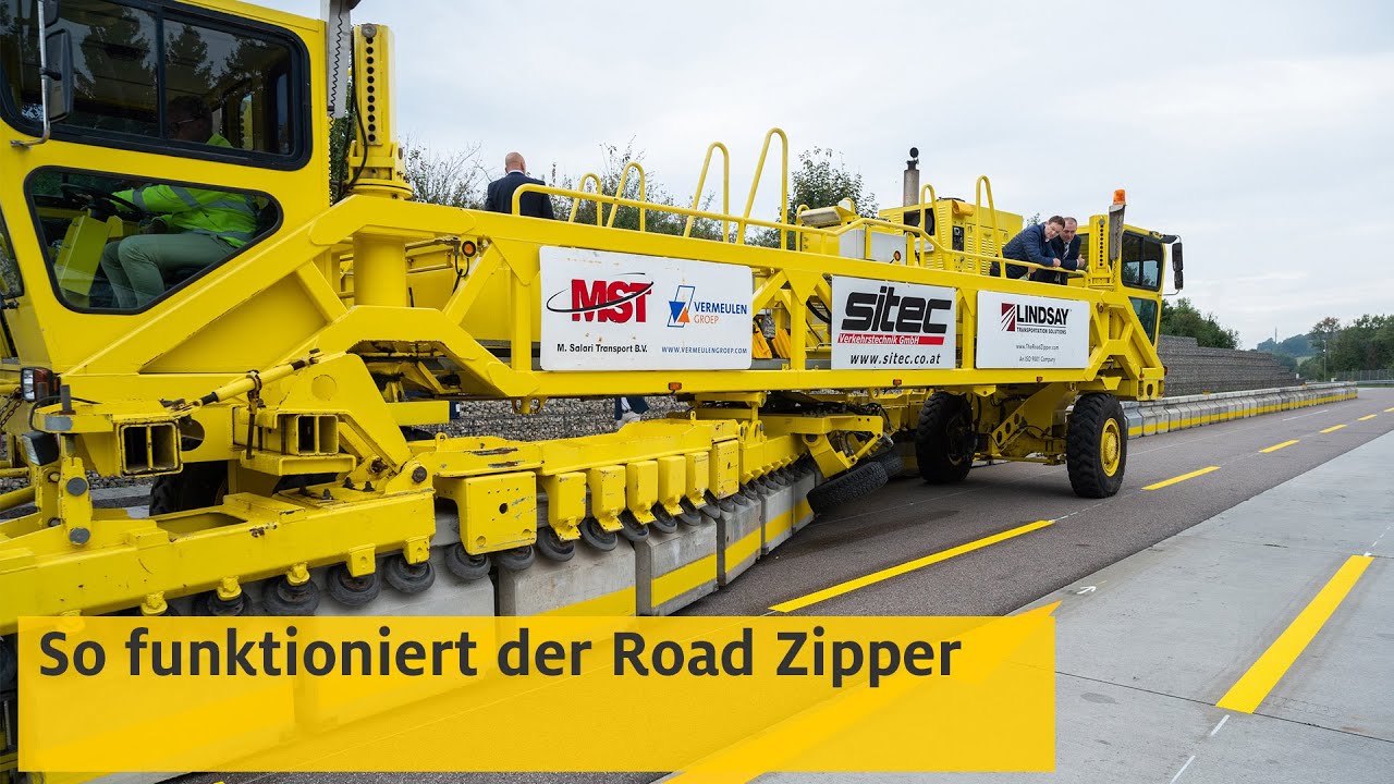 Road Zipper: Wunderwaffe gegen Staus | ADAC - YouTube