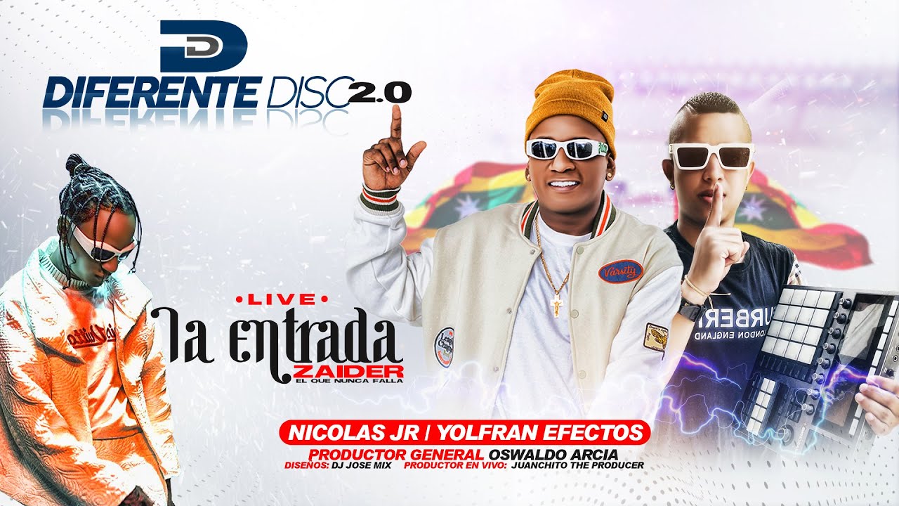 La Entrada - Zaider Feat Dj Nicolas Jr (Diferente 2.0 Live) - YouTube Music