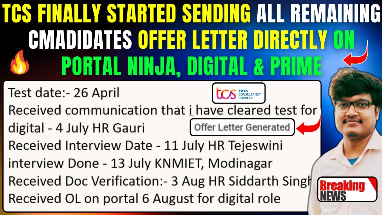 TCS NEW CHANGE IN SELECTION PROCESS AFTER INTERVIEW DIRECT GENERATING ...