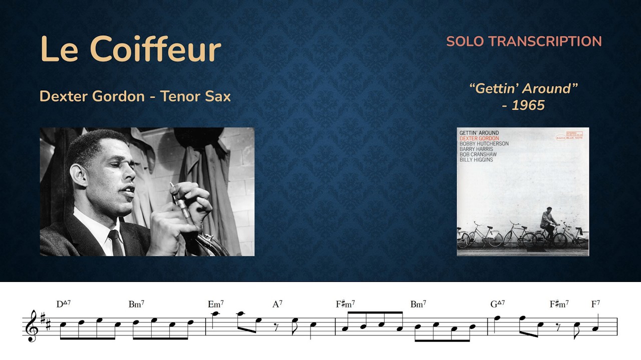 Dexter Gordon - Le Coiffeur (Transcription) - YouTube