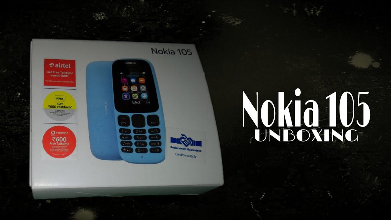 Nokia 105 Feature Phone Unboxing And Overview Youtube