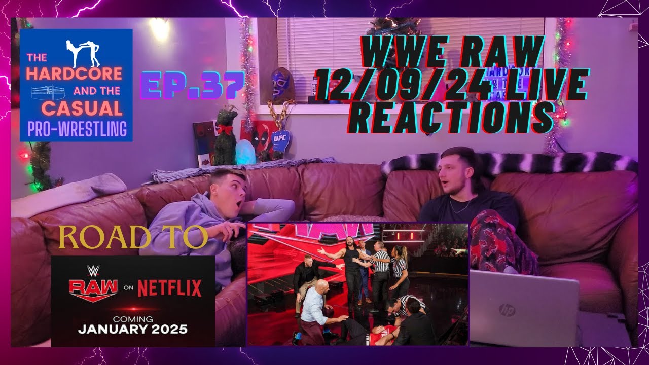 WWE RAW 12/09/24 LIVE REACTION! ROAD TO NETFLIX!!! | Pro Wrestling ...