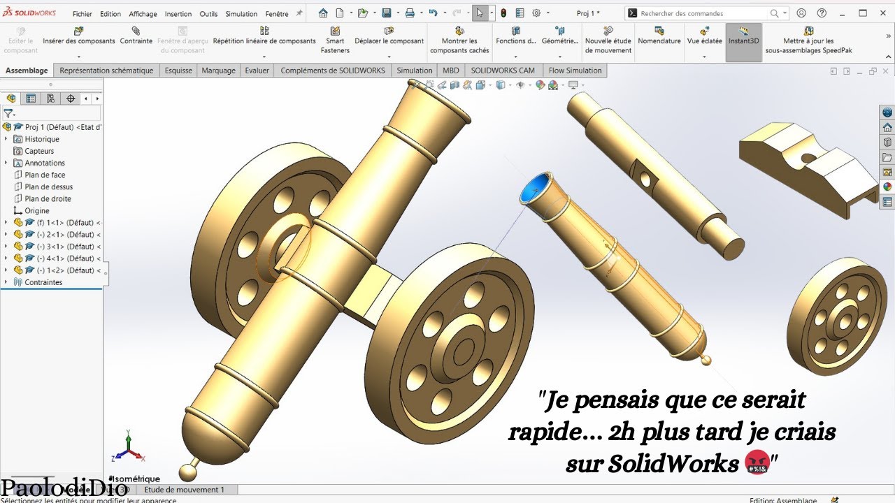 Maîtrisez SolidWorks à Travers ce Projet Inspirant ! | TutoSW ...
