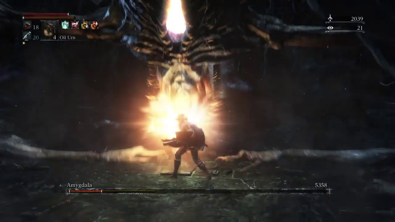Bloodborne - Stake driver vs FRC Amygdala - YouTube