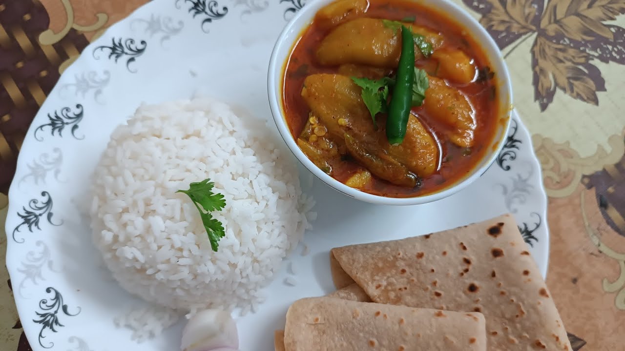 parvar Alo aur Jhinga ki sabji 🦐|| portal Rosa||🤤😋 - YouTube