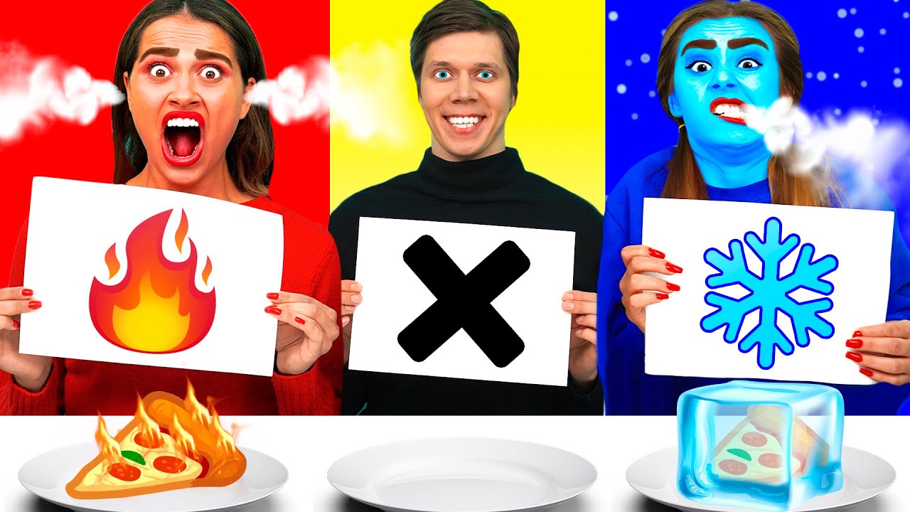 ГОРЯЧЕЕ, ХОЛОДНОЕ ИЛИ НИЧЕГО ЧЕЛЛЕНДЖ от Ideas 4 Fun Challenge - YouTube