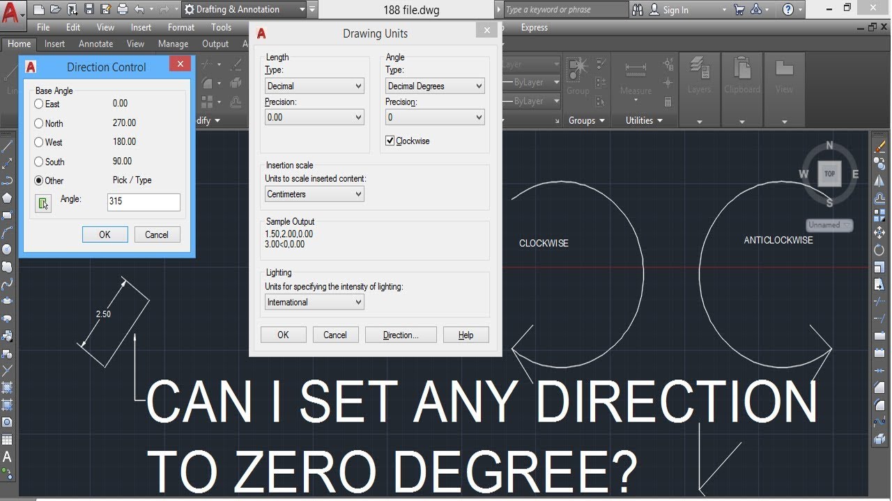 188 FORMAT TOOL UN DRAWING UNITS DIALOG BOX IN AUTOCAD DIRECTION 188 FORMAT TOOL UN DRAWING UNITS DIALOG BOX IN AUTOCAD DIRECTION