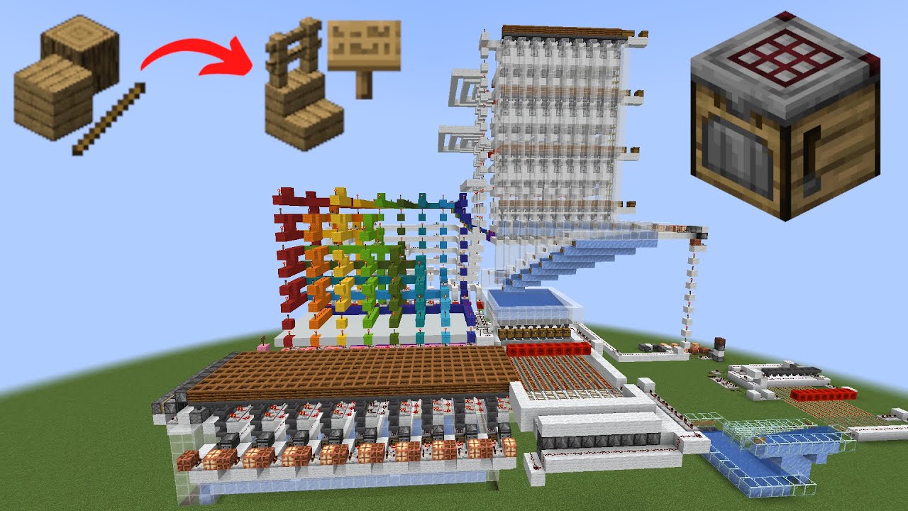 Minecraft's Newest Computer | The Automatic Crafter - YouTube