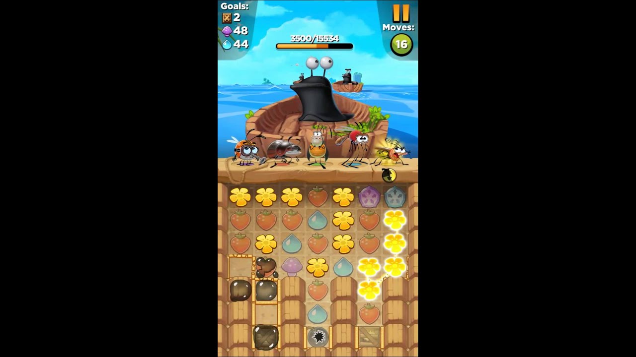 Best fiends level 177 walkthrough android gameplay - YouTube