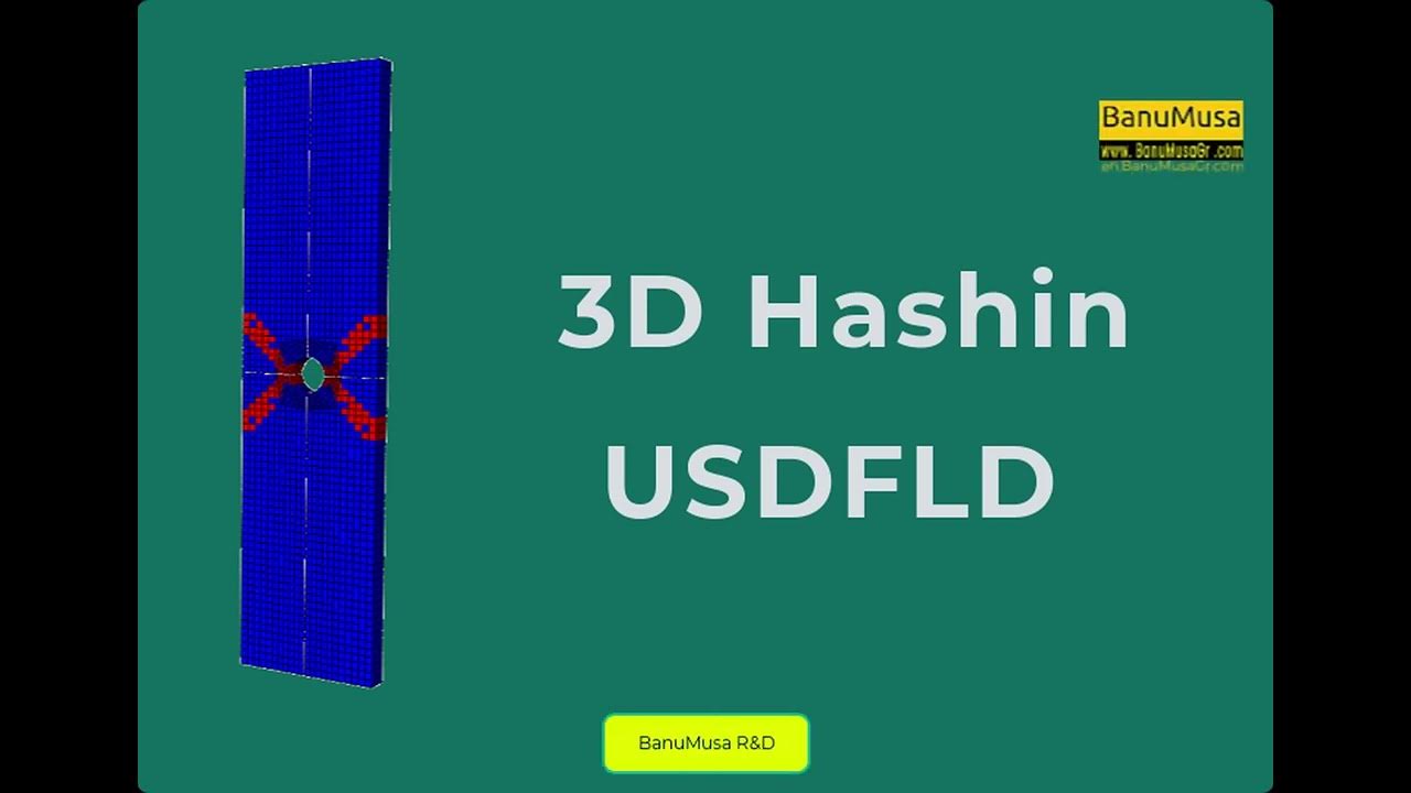 3D Hashin vs. Chang-Lessard Failure Criteria | Abaqus USDFLD Subroutine - YouTube