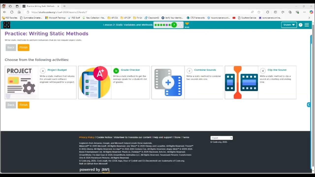 AP CSA - Unit 4 Lesson 2 - Static Variables & Methods - YouTube
