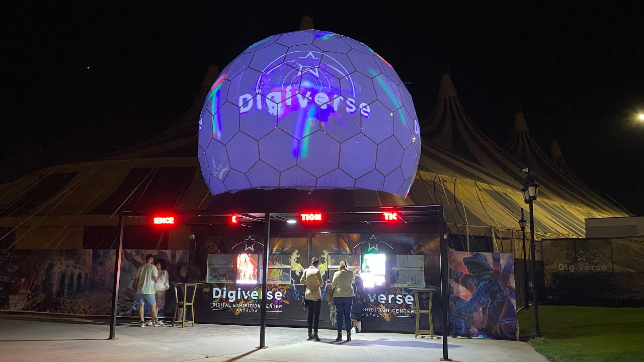 Digiverse 360° (digital exhibition centre)Antalya Turkey 🇹🇷, part 2 ...