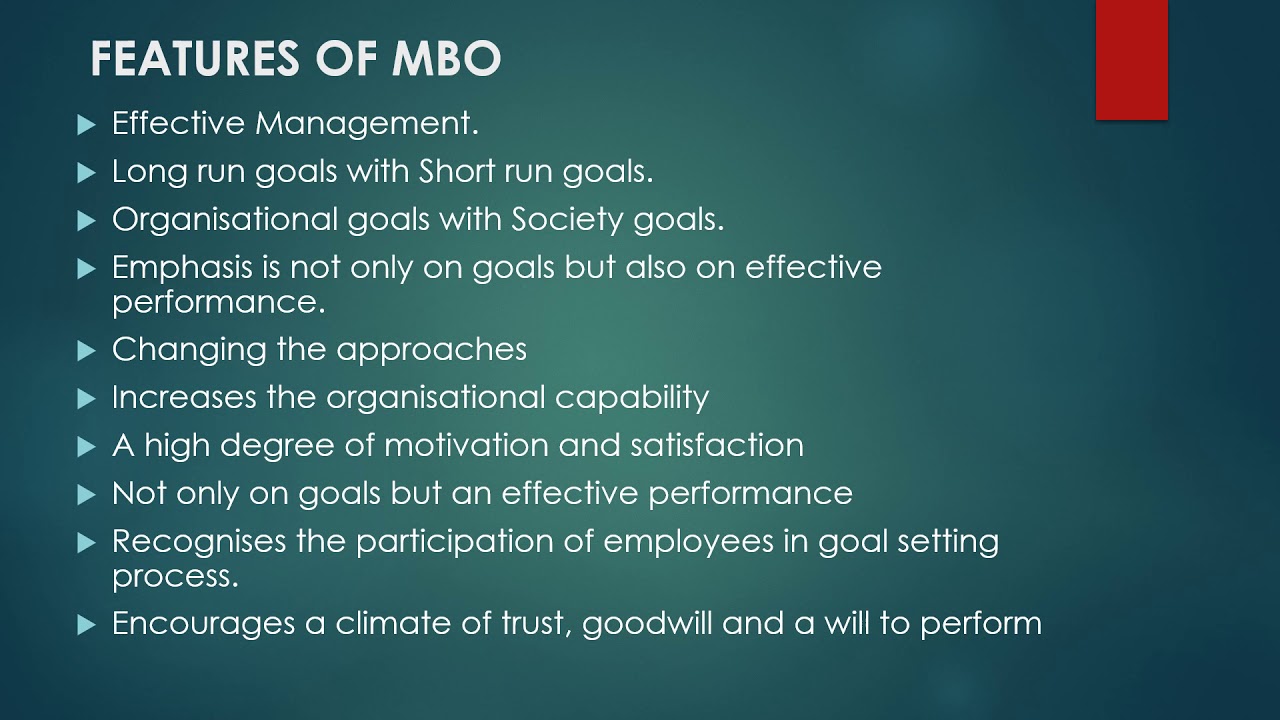 12th Commerce - Features of MBO - YouTube