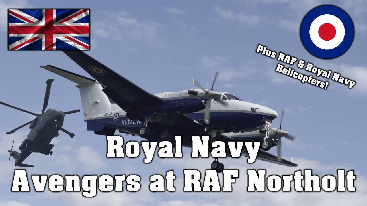 🇬🇧 Royal Navy Avengers & Others at RAF Northolt - July 2023 🛬🚁 - YouTube