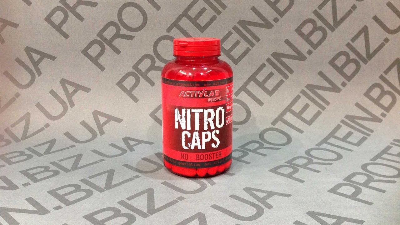 Купити енергетик Activlab Nitro Caps 120 капсул у Львові, Україна - YouTube