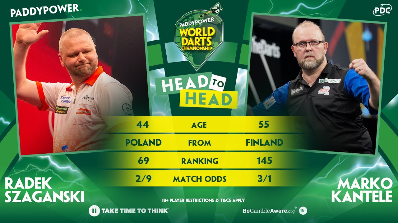 PDC World Darts Championship 2024 Round 1 Radek Szaganski vs Marko ...