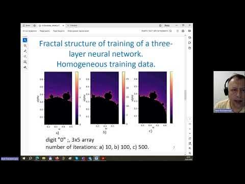 63. Fractal Structure of Training of a Three-Layer Neural Network - YouTube