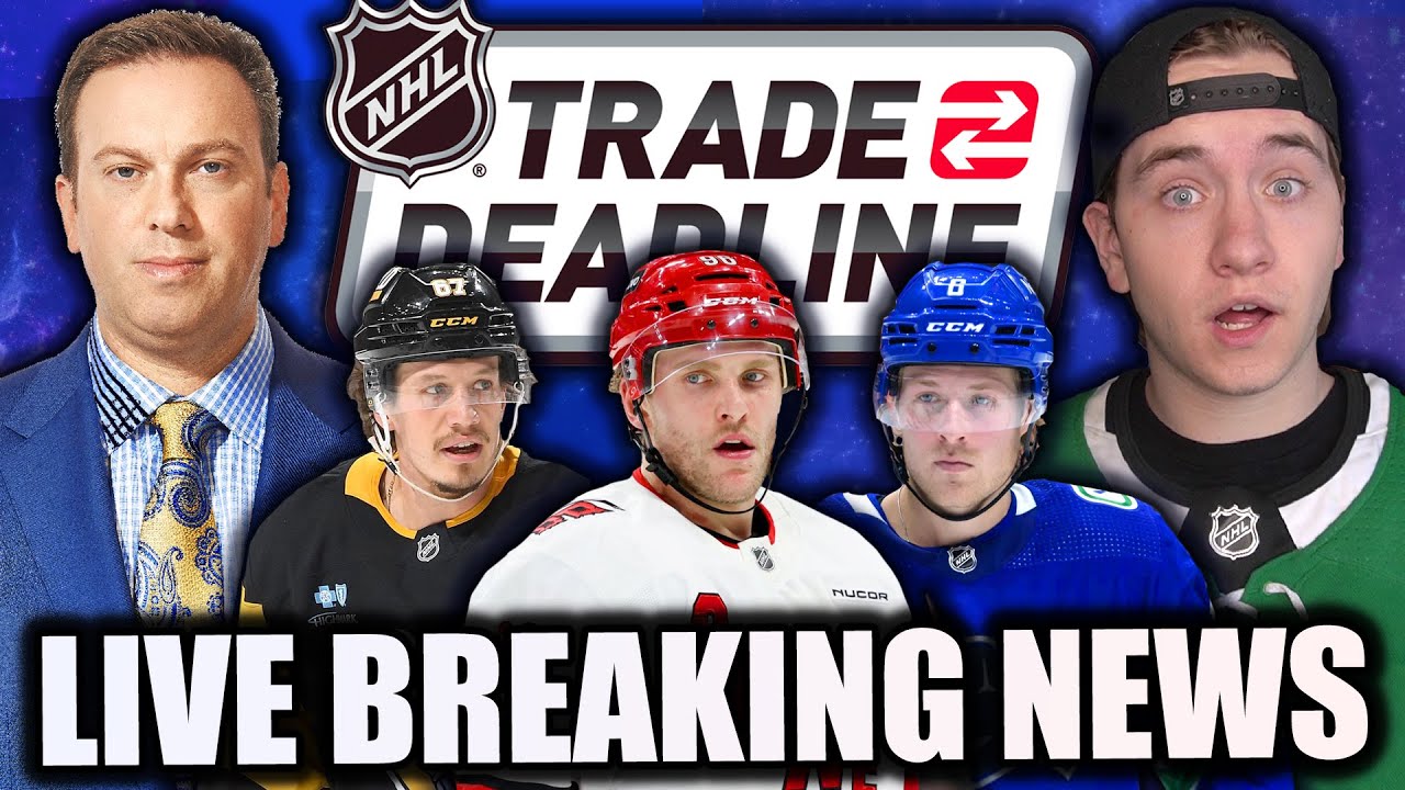 NHL TRADE DEADLINE LIVE STREAM! (BIG TRADES, SIGNINGS, TRADE RUMORS ...