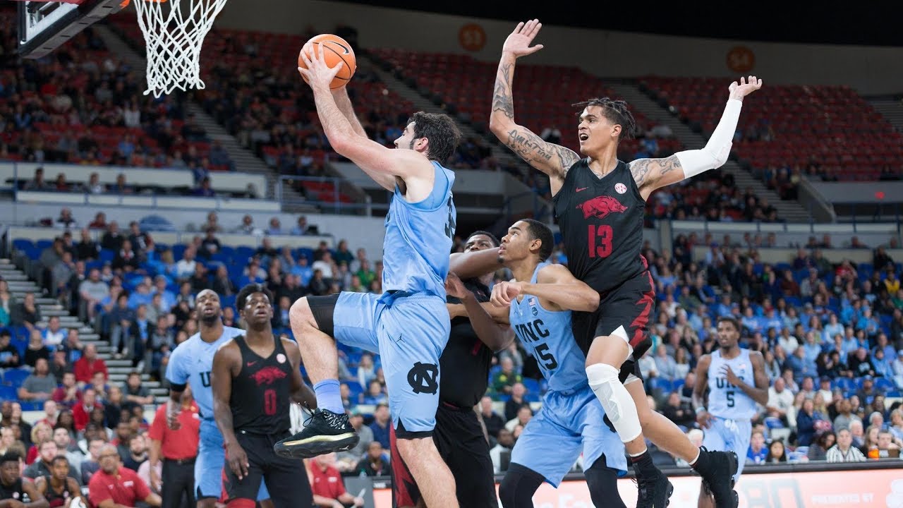 UNC Men's Basketball: Maye Leads Tar Heels Past Arkansas In PK80, 87-68 ...