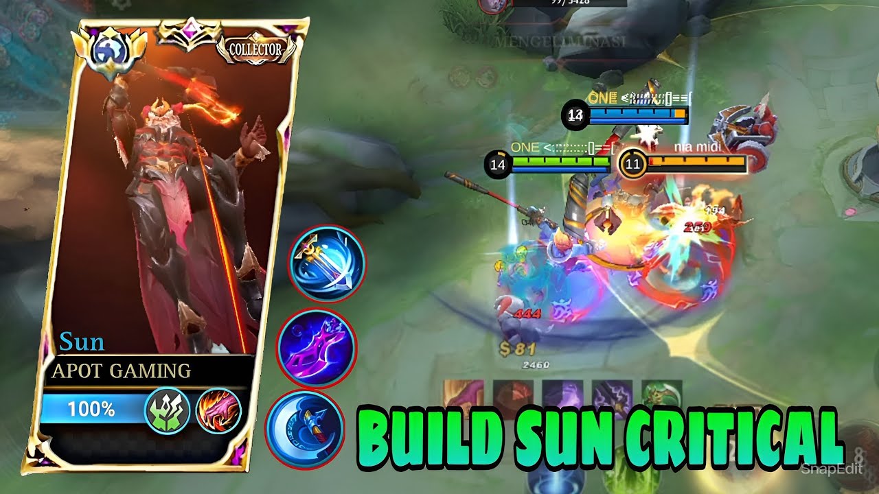 NEW BUILD SUN CRITICAL | ONE HIT | BUILD SUN HYPER TERSAKIT | ITEM SUN ...