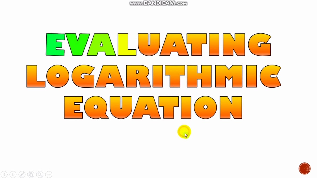 Basic concept of Logarithm - YouTube