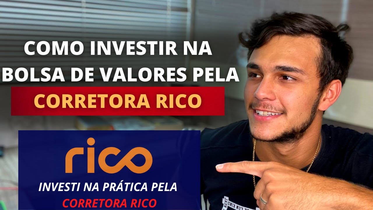 COMO INVESTIR NA CORRETORA RICO? (Tutorial na PRATICA!) - YouTube