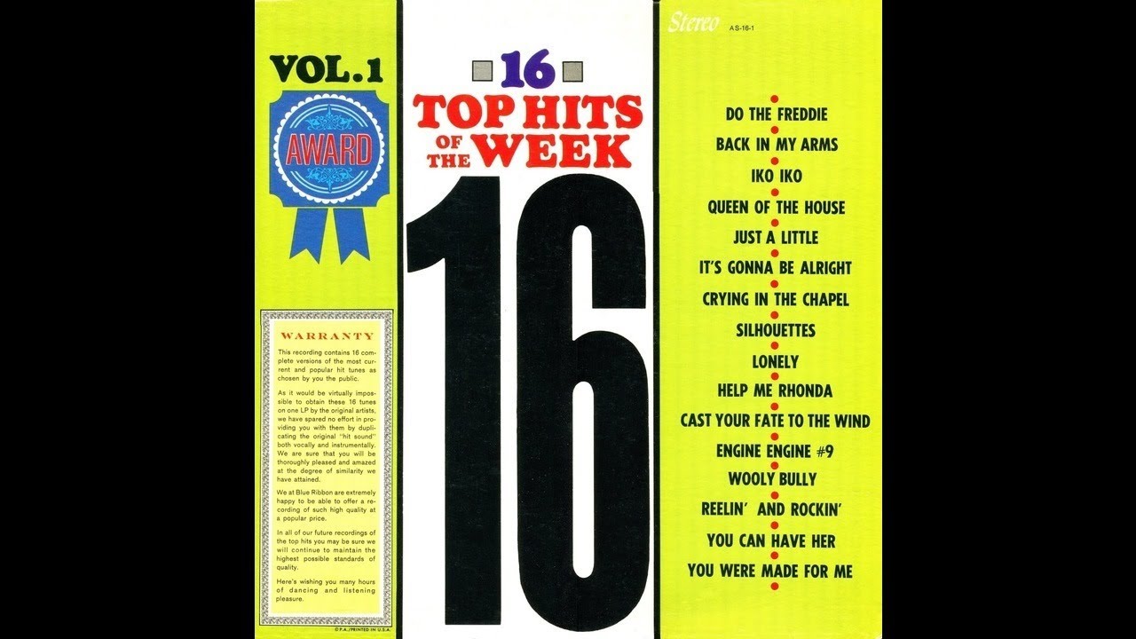 16 Top Hits of the Week- 16 Top Hits of the Week, Vol. 1 (Premier AS 16 ...