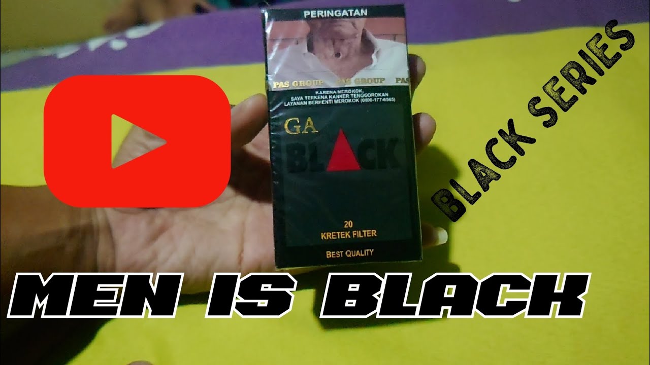 REVIEW ROKOK : GA BLACK (black edition) - YouTube