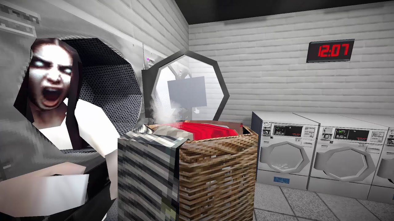 A Scary Night At The Laundromat | Laundry Night ( Indie Horror Game ...