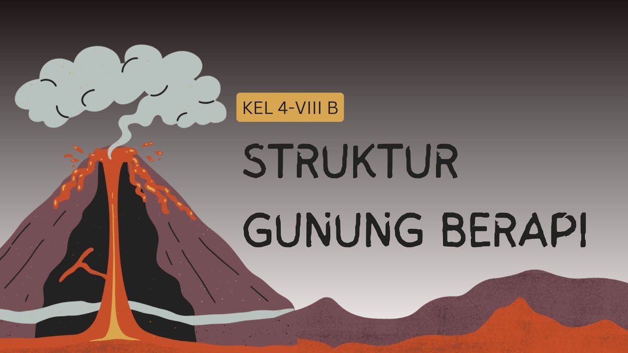 Penjelasan struktur gunung berapi kel 4-VIII B - YouTube