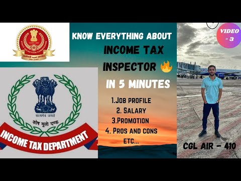 Income Tax Inspector Job Profile 🔥|| Salary 🤑 || Promotions 🔥 || #ssc ...