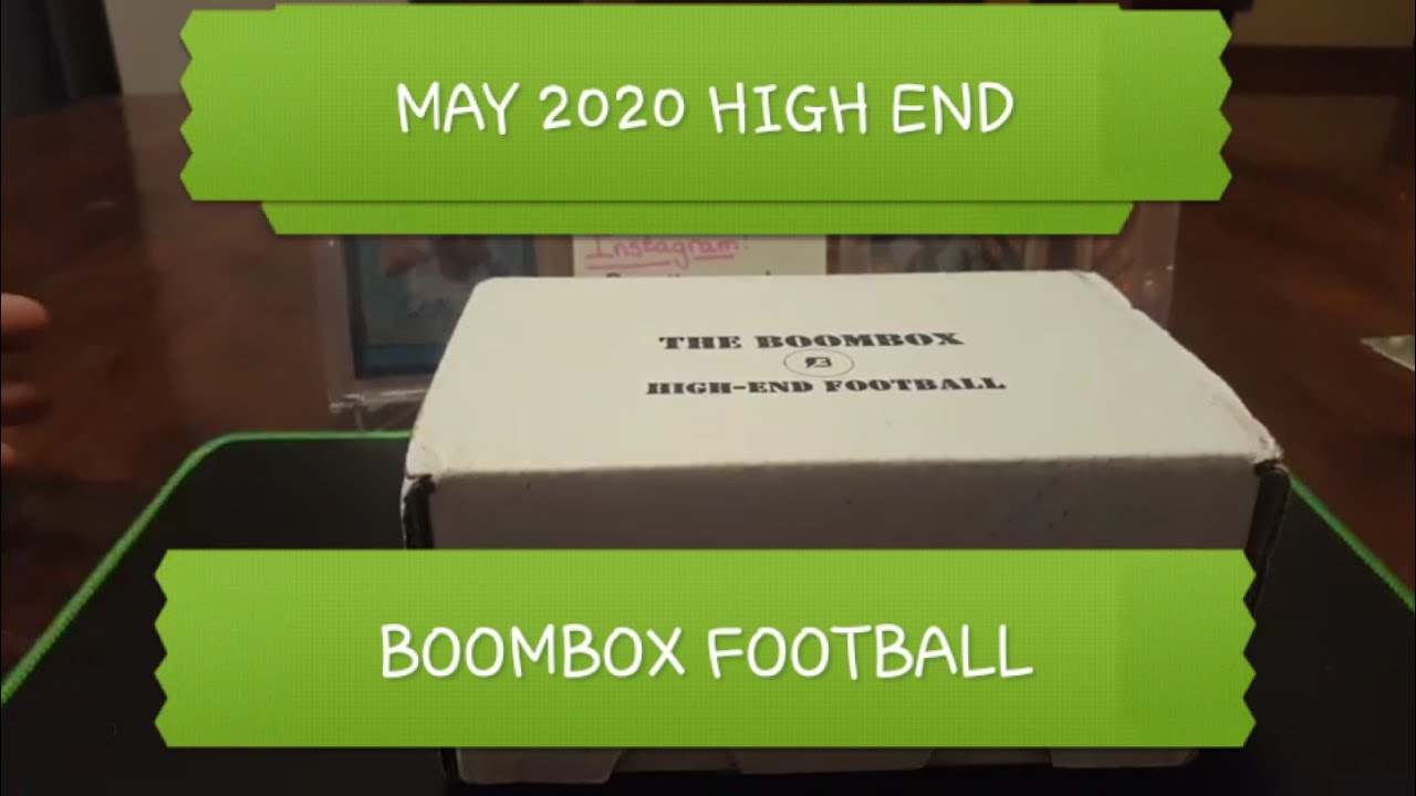 May 2020 BoomBox High-End Football Box! 2019 Panini Optic Contenders ...