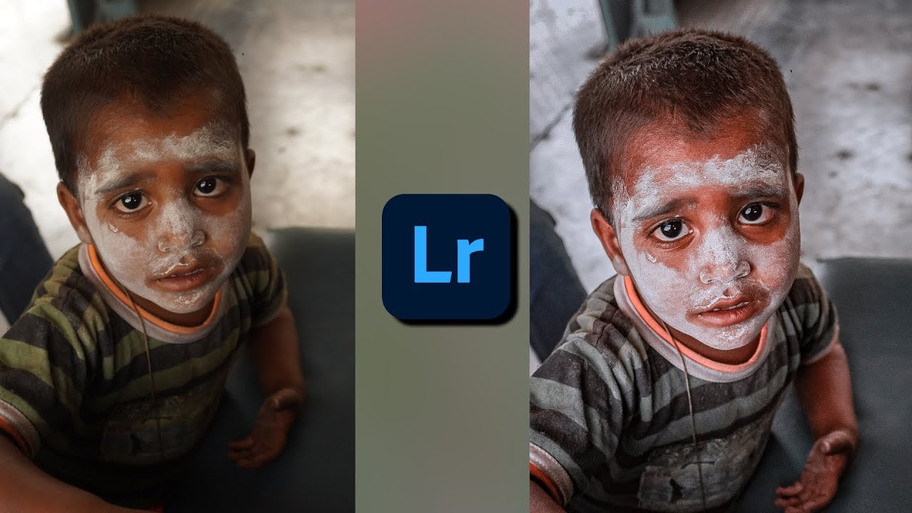 child photo editing in lightroom mobile - YouTube