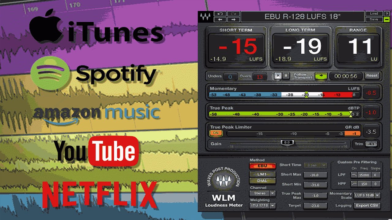 WLM Waves Loudness Meter for Streaming - YouTube