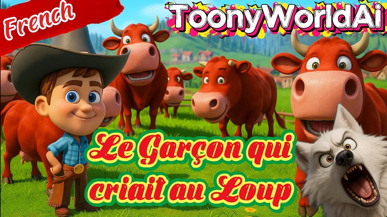 🐺Le Garçon qui criait au Loup | Conte Classique en Français | Bedtime ...