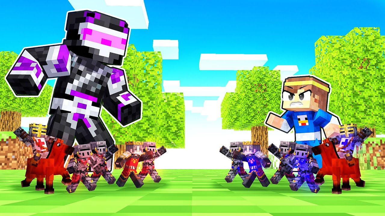 ¡CREAMOS NUESTRO PROPIO EJERCITO DIMINUTO EN MINECRAFT! 🔪 - YouTube