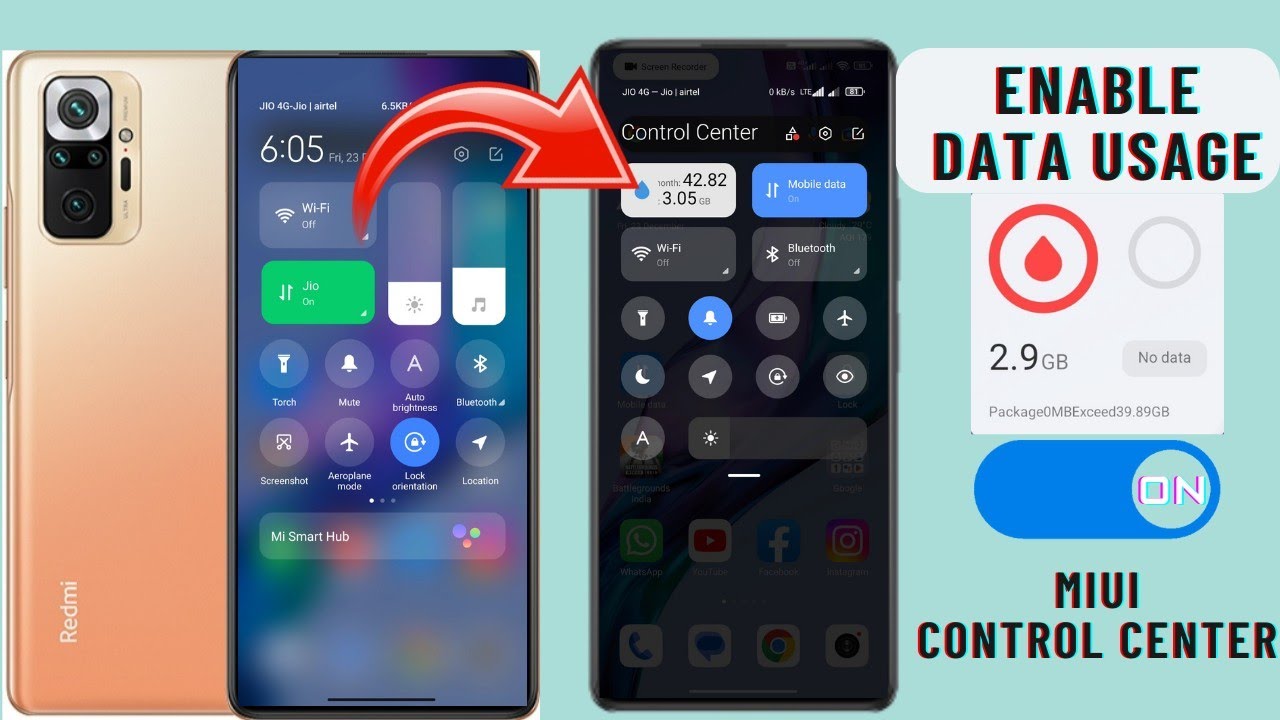 How To Enable Daily Data Usage In Miui Control Center On Any Xiaomi