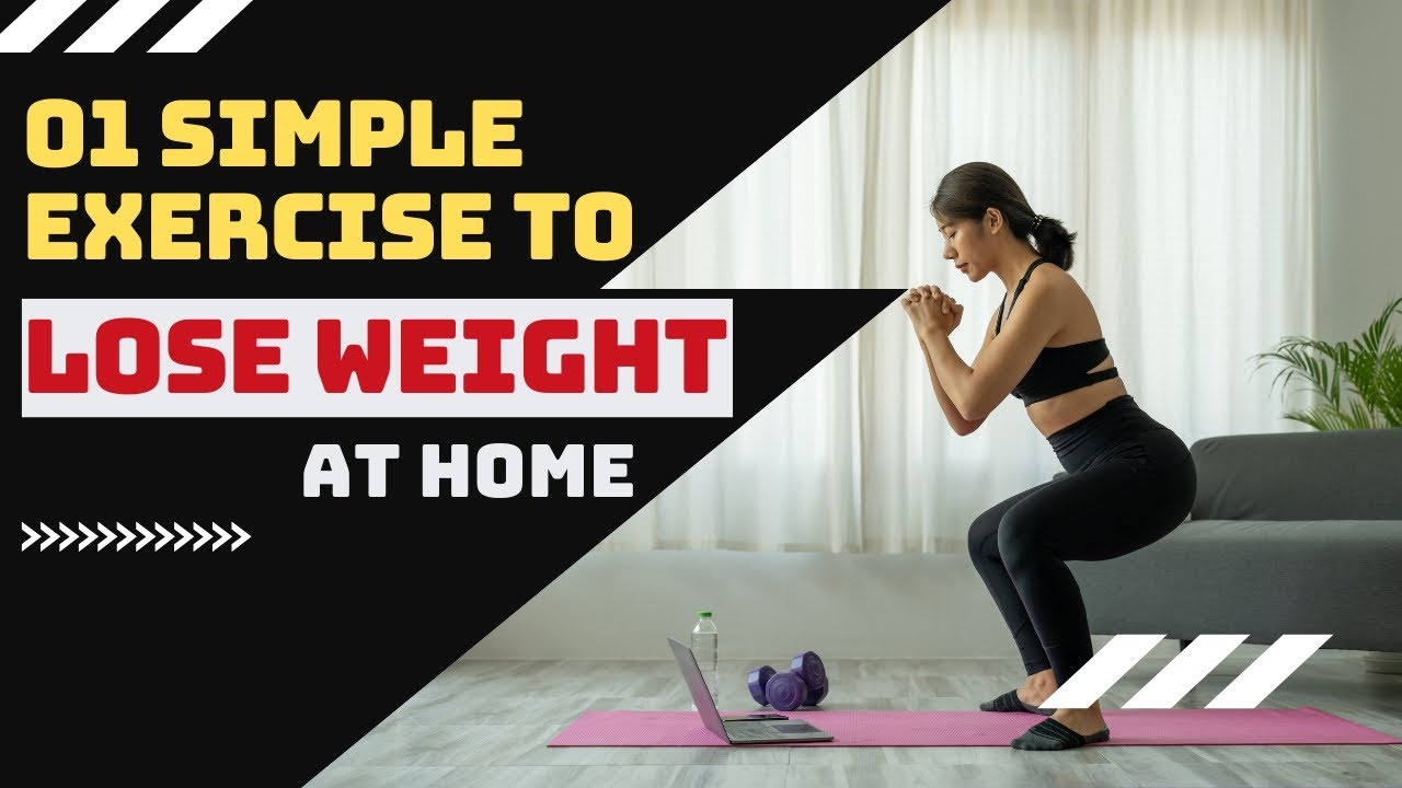 One simple exercise to lose weight fast at home - YouTube