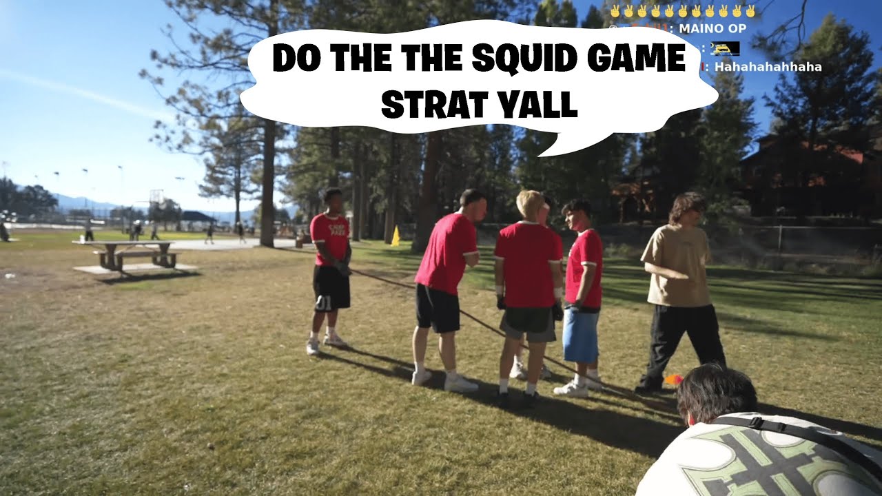 Adapt and FaZe Play Tug Of War VS Camp CMB - YouTube