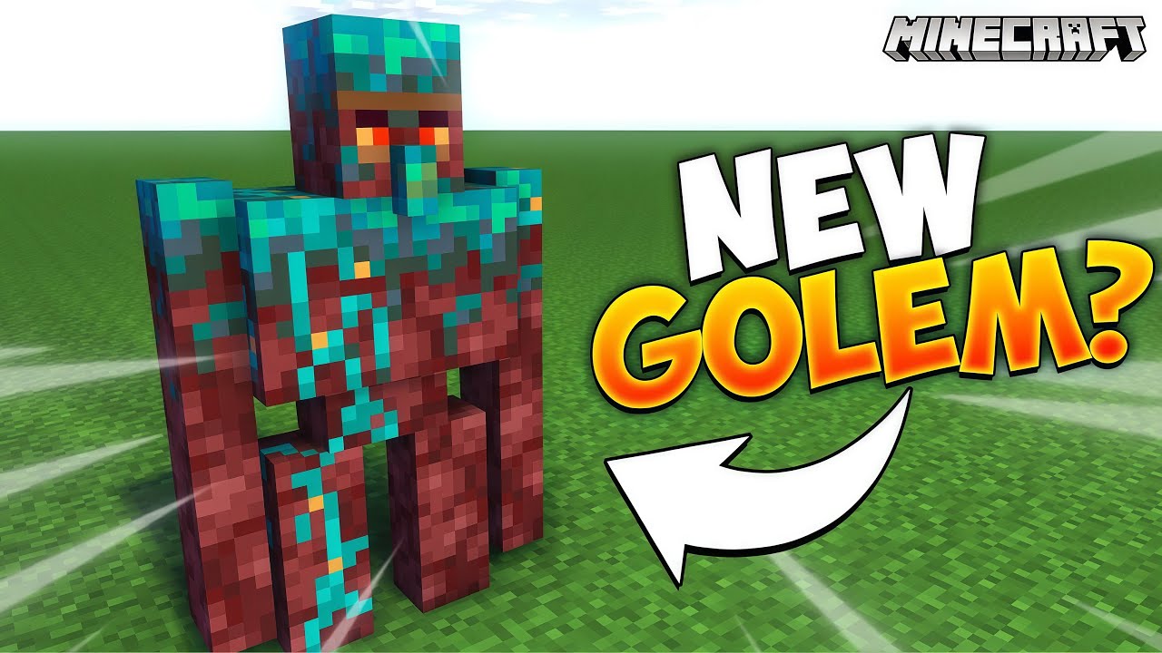 Minecraft but There are CUSTOM GOLEMS... - YouTube