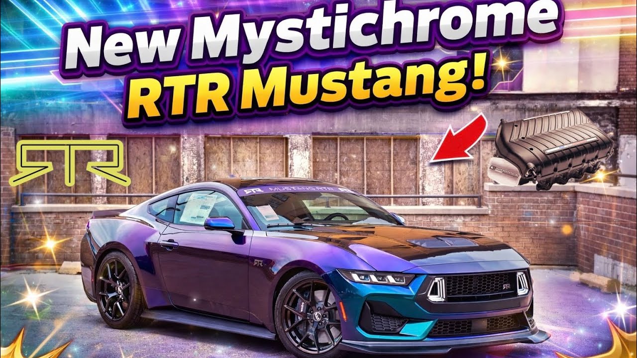 Taking Delivery Of My Mystichrome 2025 Mustang GT RTR Spec 3 - Full ...