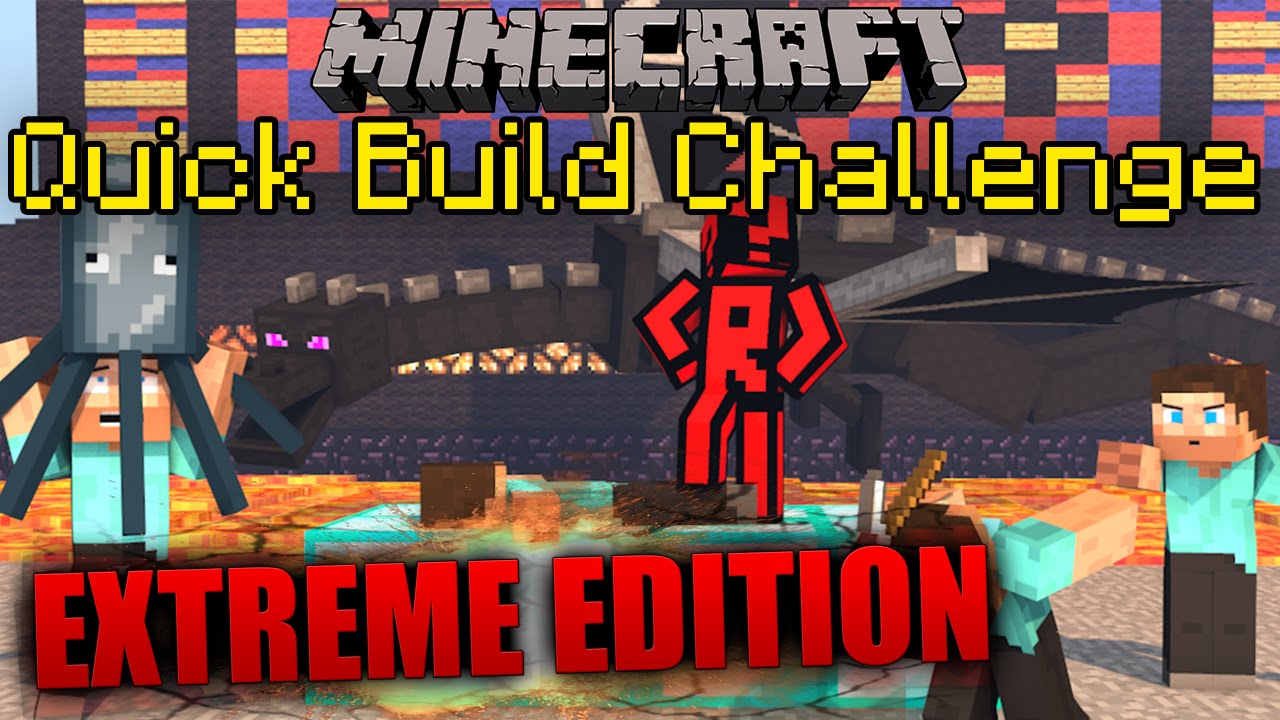 Minecraft Quick Build Challenge Extreme Edition: Anything! (Rage ...
